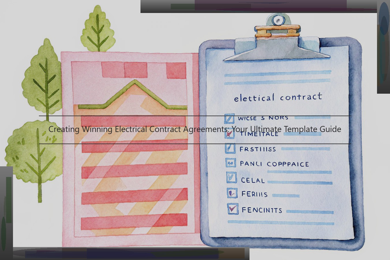 Creating Winning Electrical Contract Agreements: Your Ultimate Template ...